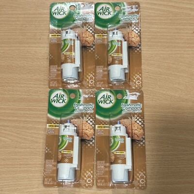 4x Air Wick Freshmatic Compact VANILLA SUGAR SPARKLE Refill 0.8oz ...