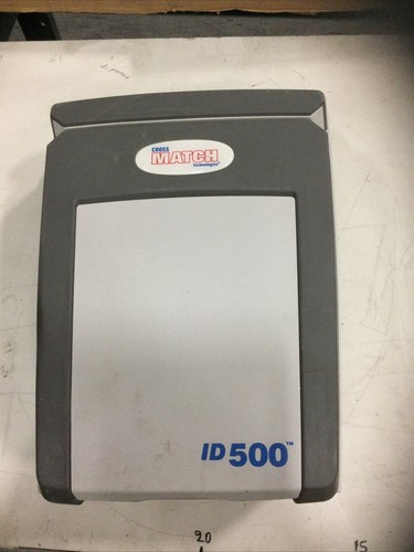Cross Match Technologies ID500 Portable Fingerprint Scanner No Power ...