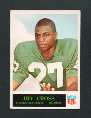1965 Philadelphia Gum Football #132 Irv Cross - Philadelphia Eagles ...