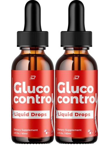 (2 Pack) Gluco Control Liquid Drops Healthy Blood Support ...