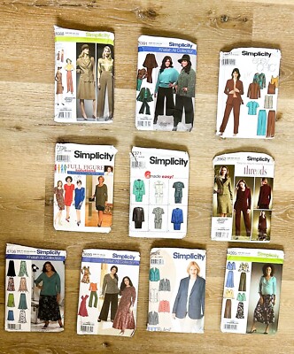 New Simplicity Sewing Patterns Uncut Vintage Plus Size Clothing Buy ...