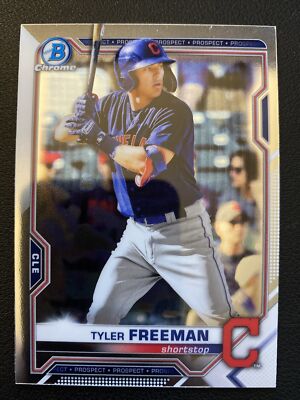 2021 Bowman Chrome Prospects Tyler Freeman Indians BCP-119 | eBay