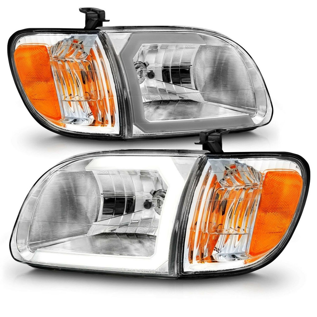 2002 Toyota Tundra Headlights For 00-03 Toyota Tundra Base SR5 Limited ...