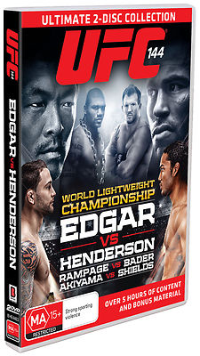 UFC: 144 Edgar vs Henderson (2 Discs) - DVD New | eBay Australia