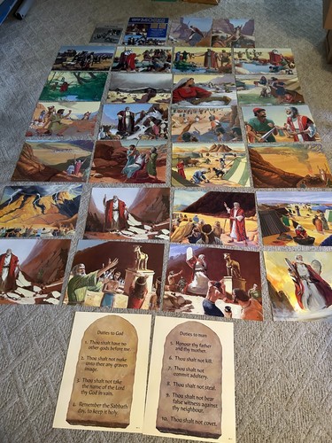 Life Of Moses Flash-A-Card Beka Book 7 Lessons 28 Cards Series Two ...