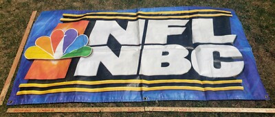 NFL on NBC TV vintage, vinyl banner - 1970's? - Approx. 36"x70" | eBay