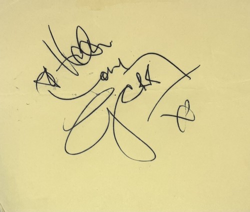 Gerry Marsden (and the Pacemakers) Signed Autograph Book Page | eBay