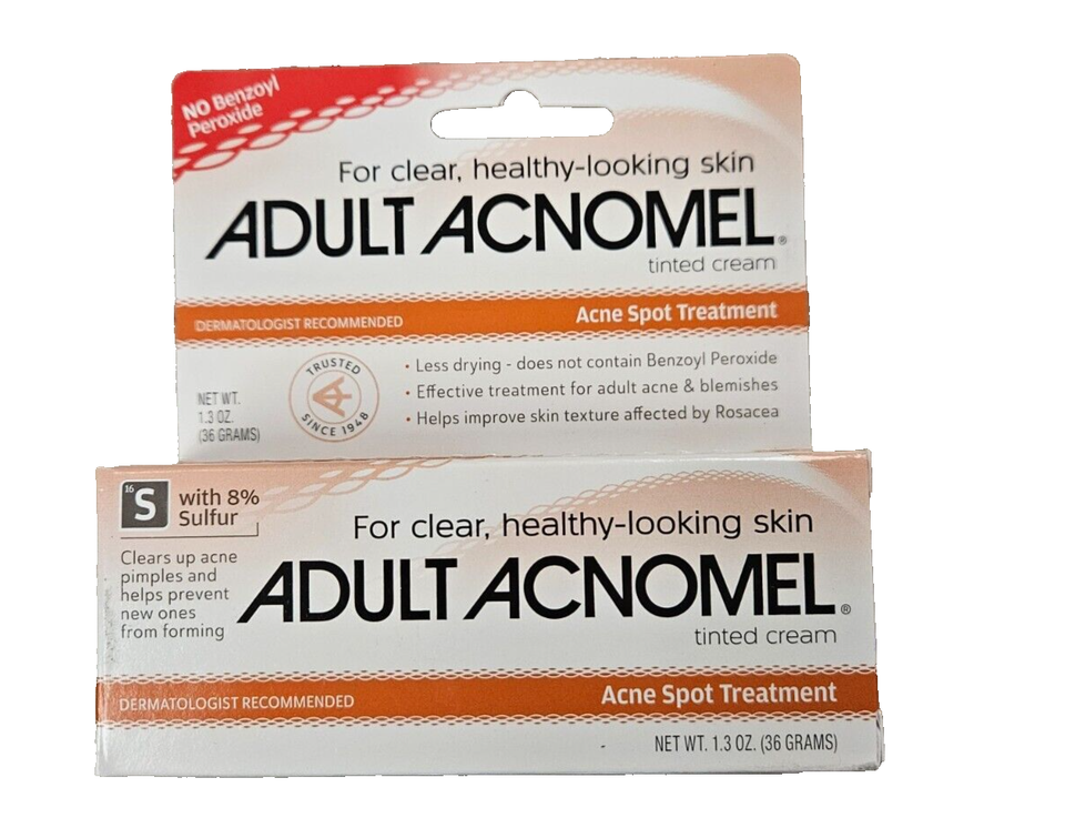Acnomel Adult Acne Cream 1.3oz ( 3 pack ) -- 38485911610| eBay