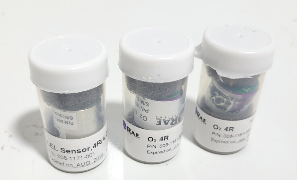 RAE O2 4R 008-1161-000 & LEL SENSOR, 4R/4.25V A - EXPIRED - AS IS | eBay