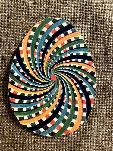 U Pick Vintage Inspired 1900s Optical Illusion Egg Easter Cardstock ...