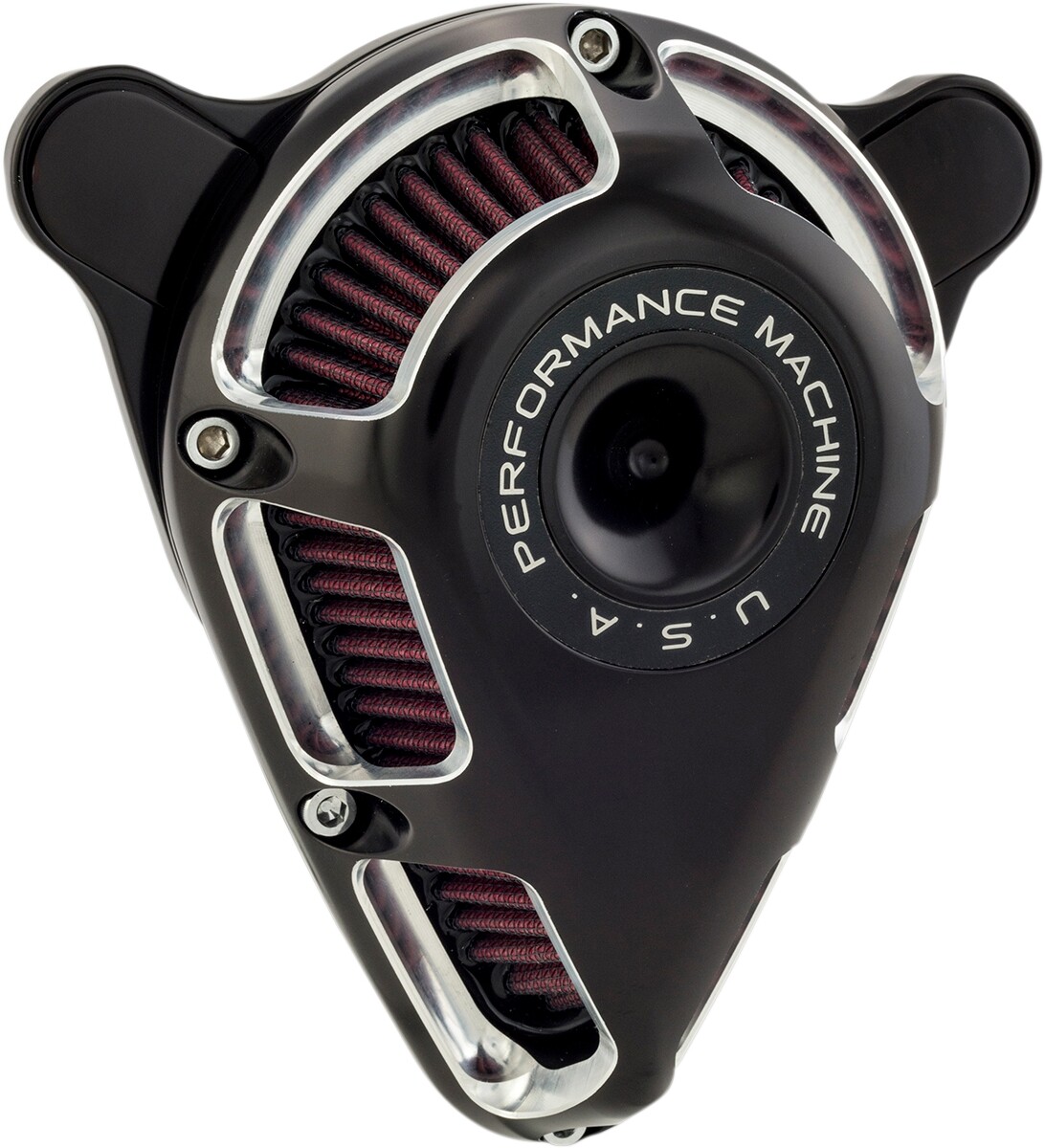 Performance Machine Jet Air Cleaner Contrast Cut 0206-2112-BM | eBay