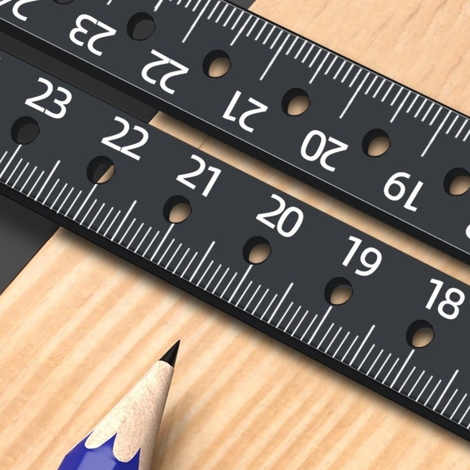 Combination Square Measure Tool 300mm Aluminum Alloy Base Engraved ...