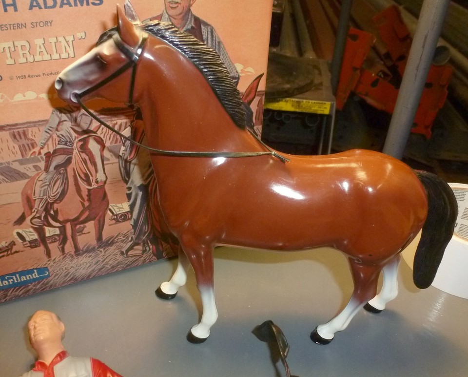 VINTAGE 1958 HARTLAND Major Seth Adams of WAGON TRAIN w/ Box | eBay