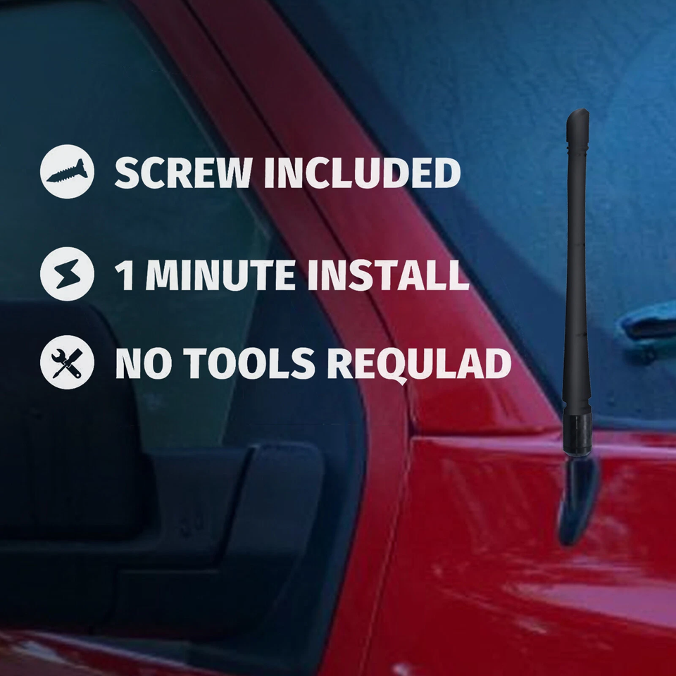 Short Antenna Mast Radio for JEEP WRANGLER JK/JL 2007-2023 GLADIATOR ...