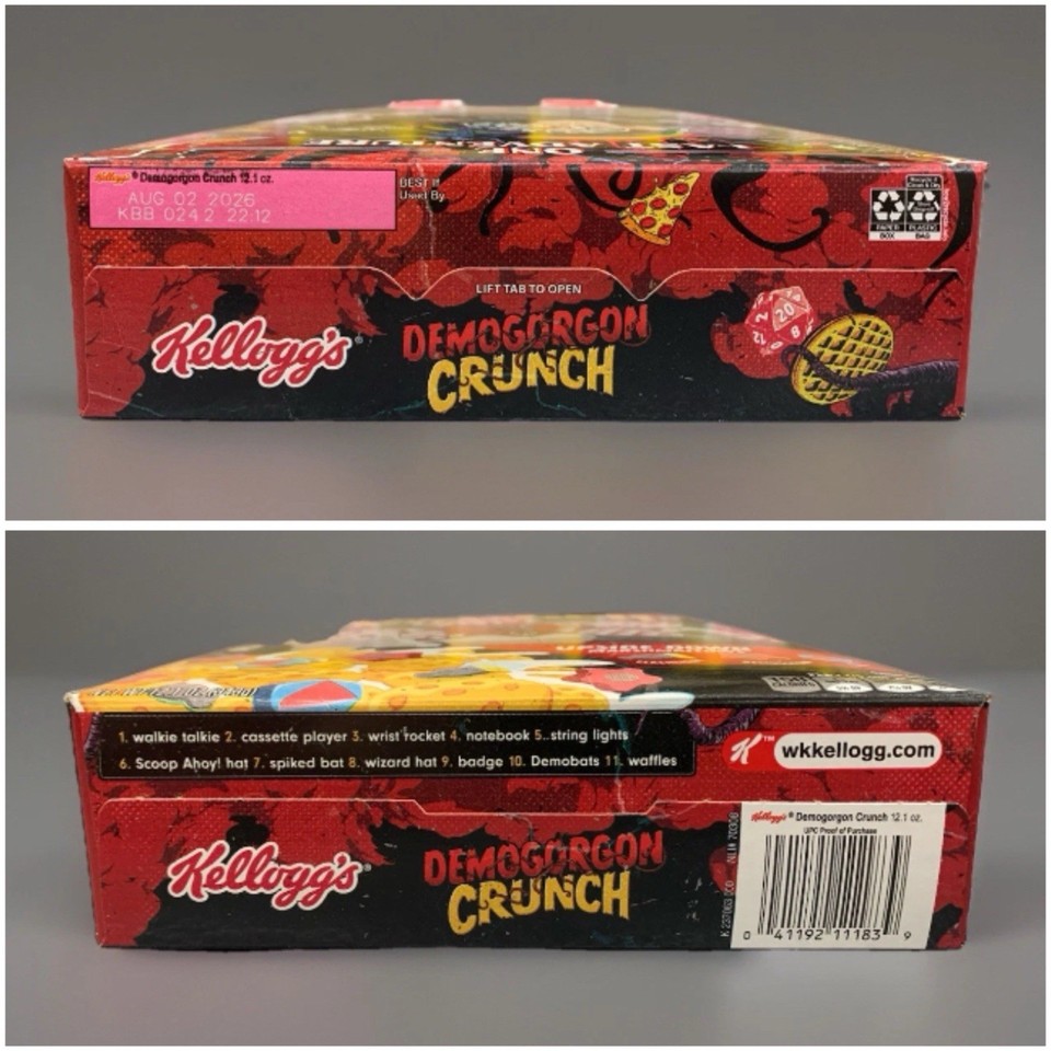 Kellogg’s Stranger Things Demogorgon Crunch Cereal 1 Box 12.1 oz | eBay