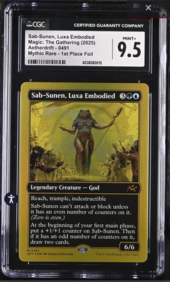 MTG Sab-Sunen, Luxa Embodied (First-Place Foil) - Aetherdrift - CGC ...