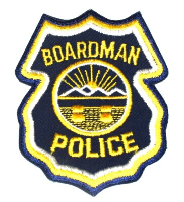 BOARDMAN OHIO OH Sheriff Police Patch STATE SEAL VINTAGE OLD MESH | eBay