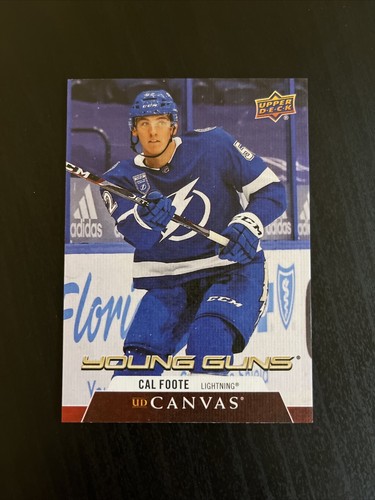 2020-21 Upper Deck UD Canvas Young Guns #C229 Cal Foote Rookie ...