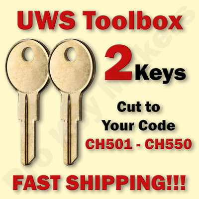 UWS Toolbox Key / (2) TWO KEYS / Select your code CH501 - CH550 | eBay