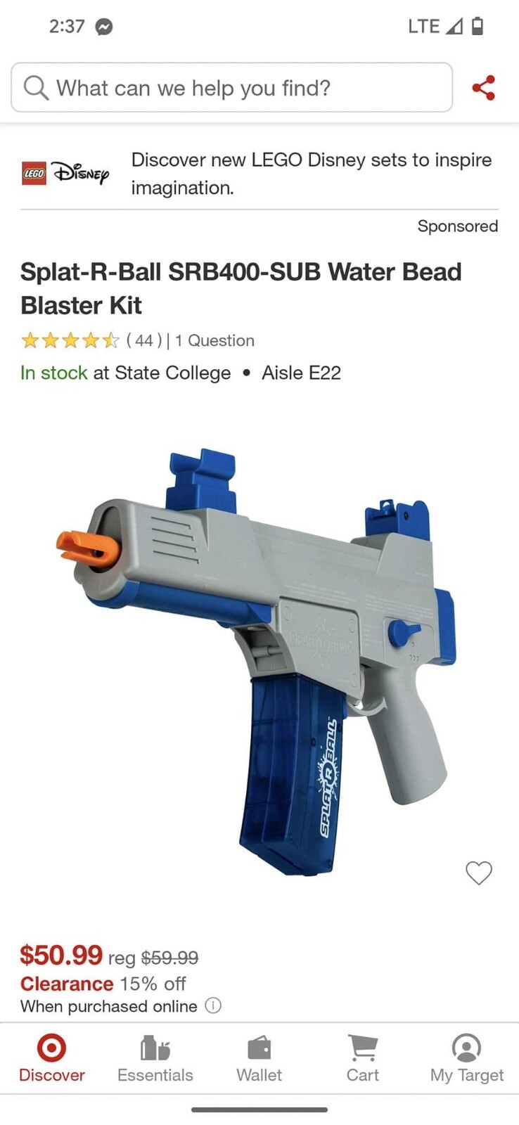 SplatRBall SRB400 Water Bead Blaster Kit - 950001 for sale online | eBay