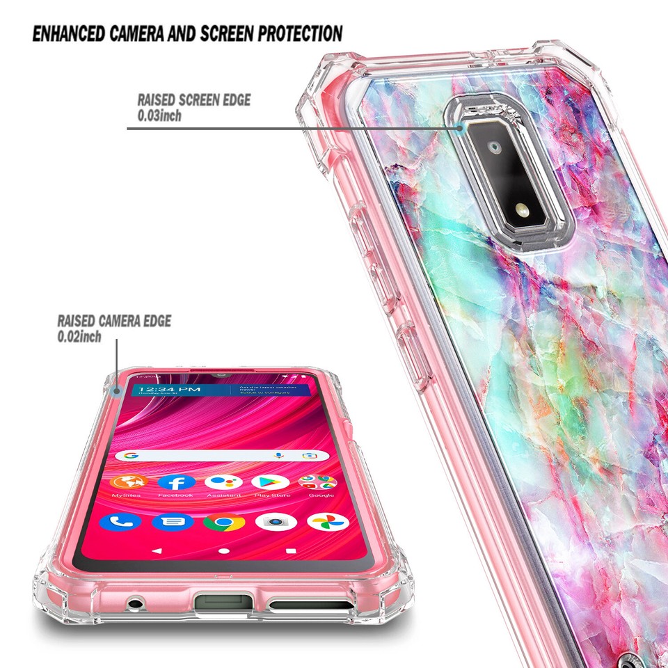 For BLU View 4 (B135DL) Phone Case Full Body Shockproof Cover w ...