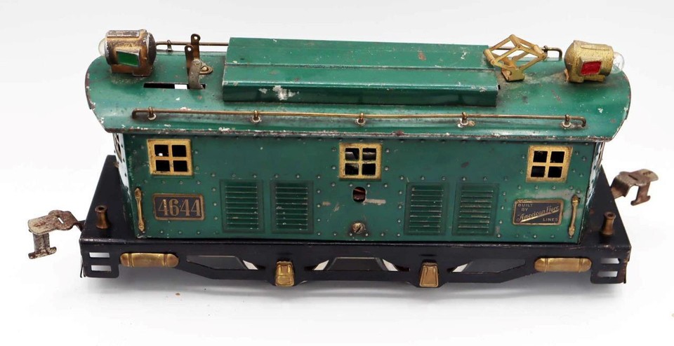 Vintage American Flyer Wide Gauge Electric Engine #4644 Green | eBay