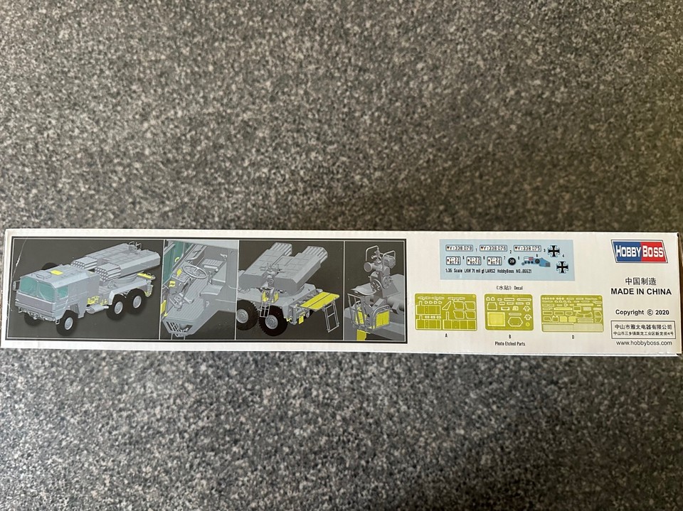 Hobby Boss 1:35 #85508 German LKW 7t. MIL GL LARS2 Rocket Launher | eBay