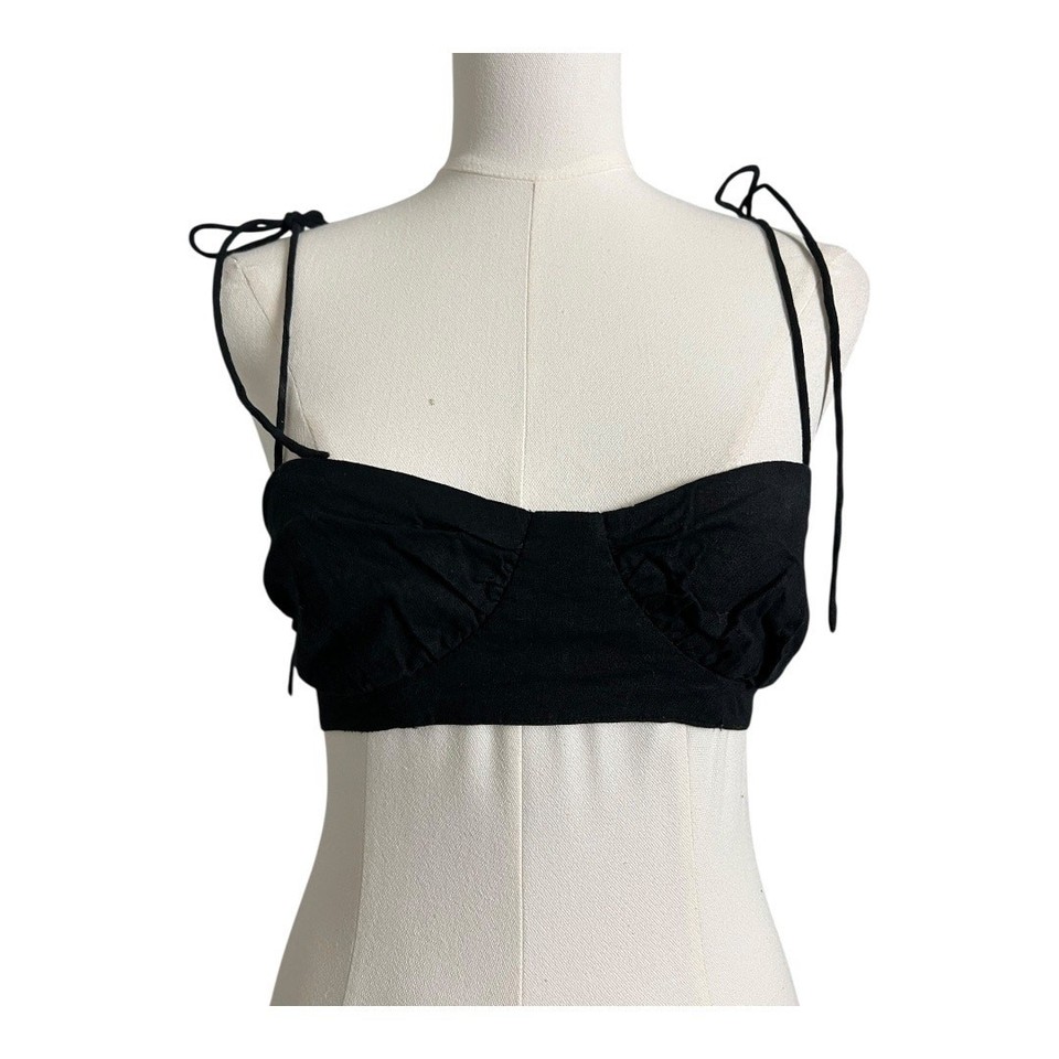 Black Bustier Festival Top Lovers + Friends Xs Shirt Concert Skimpy ...
