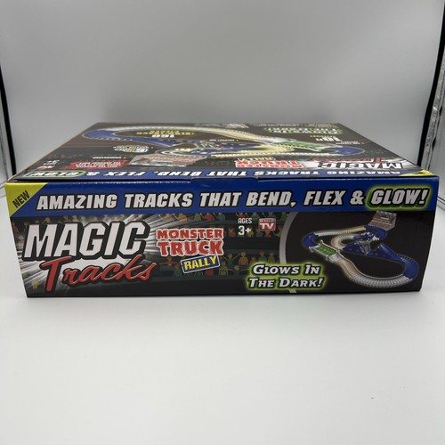 MAGIC TRACKS MONSTER TRUCK RALLY GLOW IN DARK RACE FLEX TRACK AS SEEN ...
