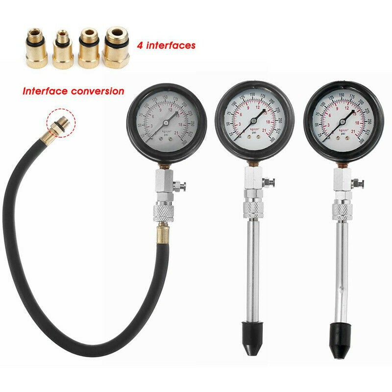 Petrol Engine Cylinder Pressure Tester for Car Compression Test Gauge ...