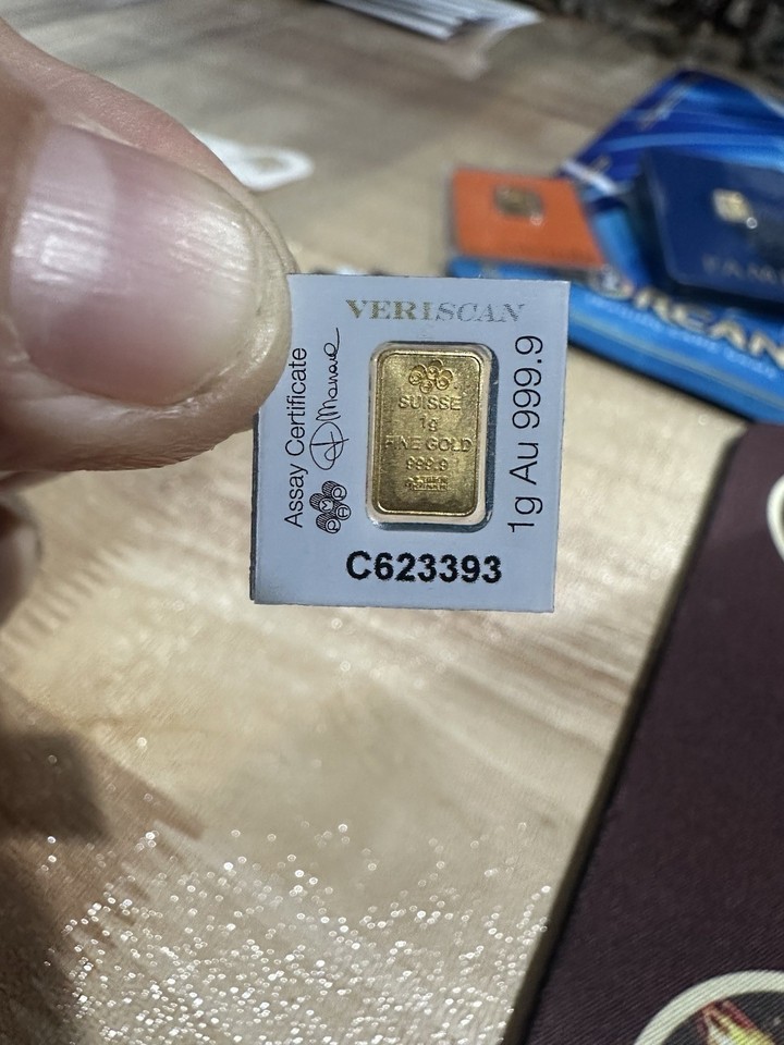 1 gram Gold Bar - PAMP Suisse - Multigram In Assay)m | eBay