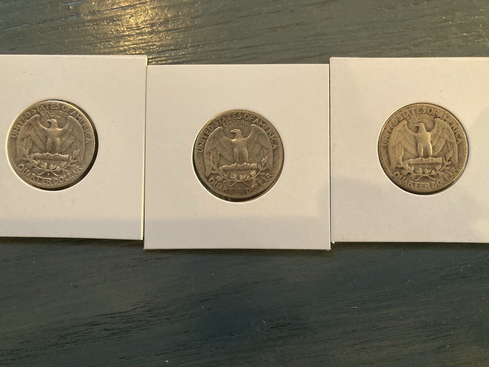 3 1937-S Silver Washington Quarters | eBay