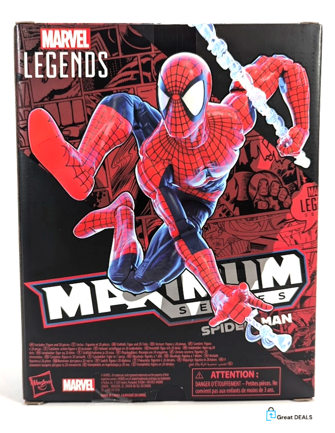 BRAND NEW IN BOX Marvel Legends Maximum Series SPIDER-MAN Action Figure ...
