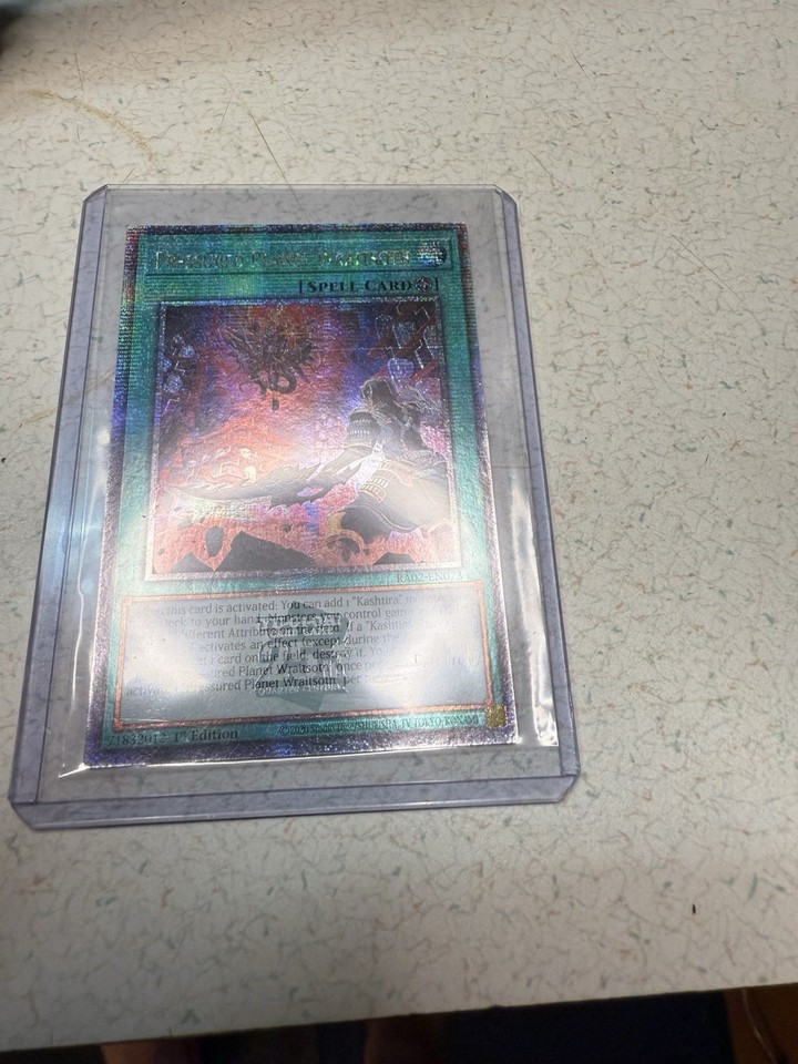 Pressured Planet Wraitsoth 1st Edition Quarter Century Secret Rare RA02 ...