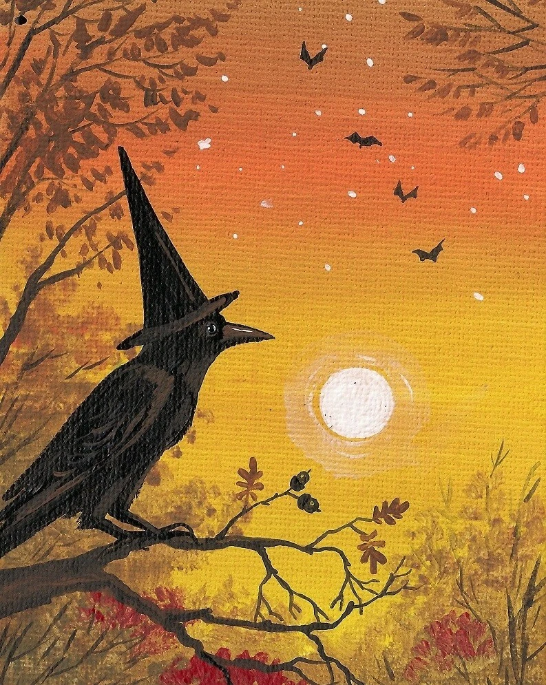 Scary Crow Art