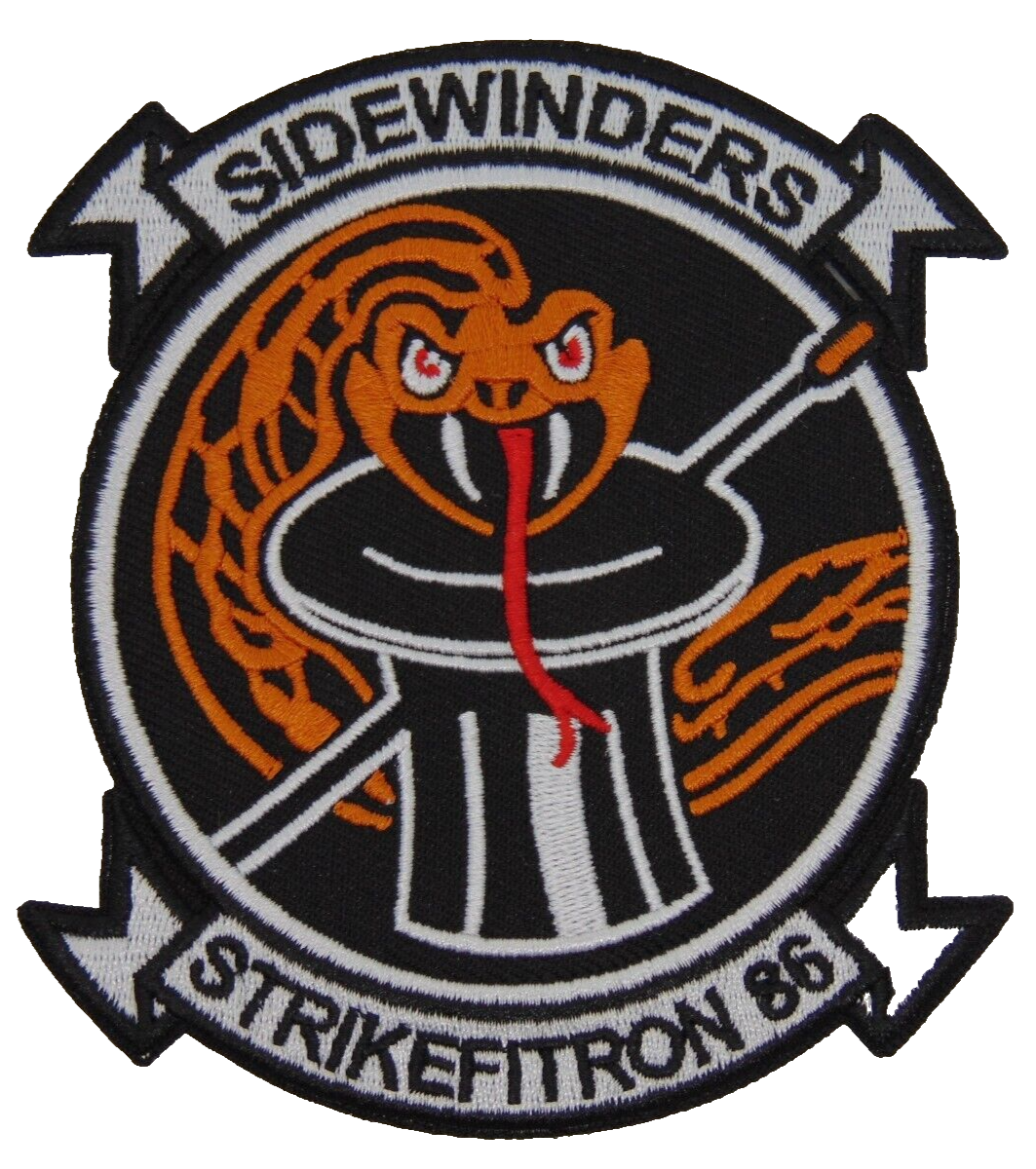 Strike Fighter Squadron 86 Sidewinders Iron-on/Sew-on Patch | eBay