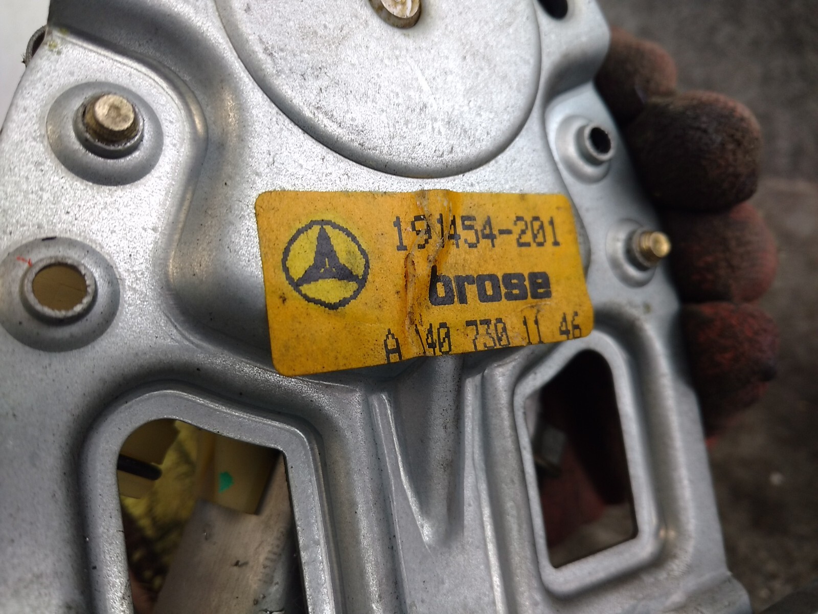 Genuine Mercedes W140 S Class NSR Window Regulator & Motor Rear Left ...