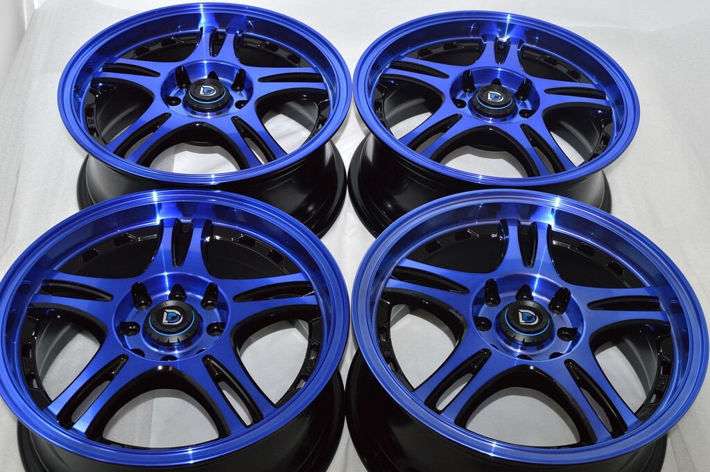 4 New 15x6.5 DDR ZK16 15" Rims Wheels Lancer Mirage Miata Rio Aveo ...
