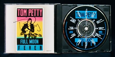 TOM PETTY Signed FULL MOON FEVER CD~Traveling Wilburys~The ...