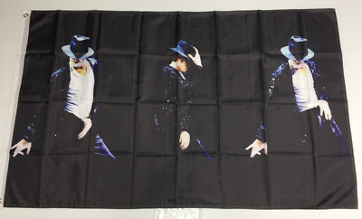 Michael Jackson Banner Flag - Man Cave Memorabilia Artist Cd Sign King ...