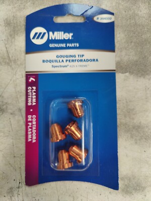 MILLER 204332 SPECTRUM PLASMA GOUGING TIP PKG/5 | eBay