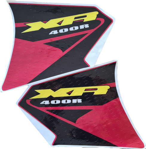2002 Honda XR400R XR 400 Red Tank Decals Graphics | Glossy | Vinyl ...