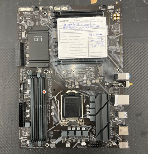 READ Gigabyte Intel B560 DS3H AC Motherboard LGA 1200, SATA 6GB ...