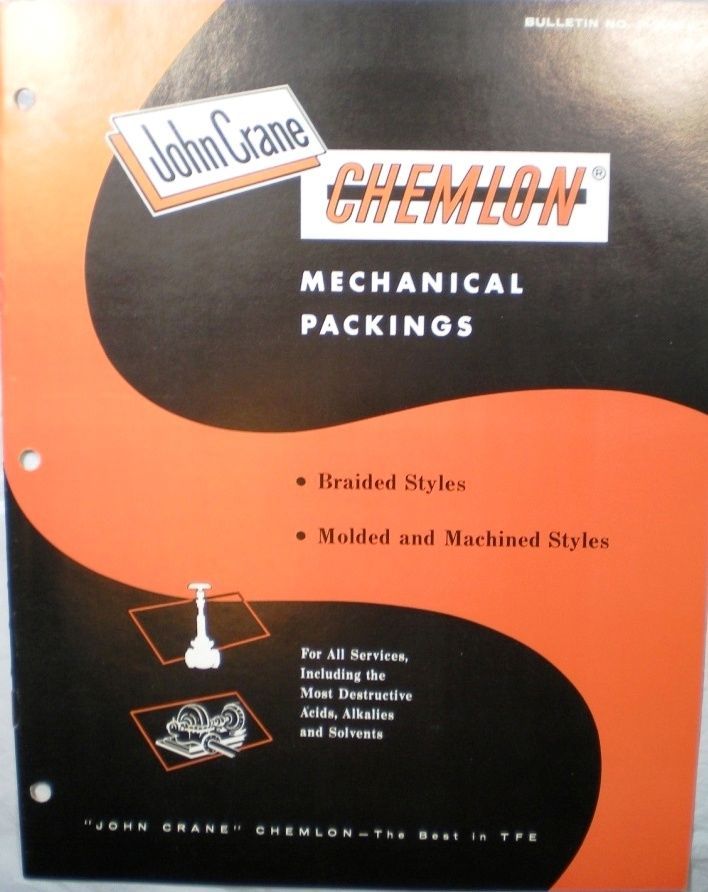 JOHN CRANE Packing Company ASBESTOS Chemlon Mechanical TFE Packings | eBay