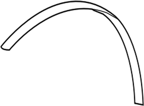 75872-50060 Toyota Moulding, front fender wheel opening, lh 7587250060 ...