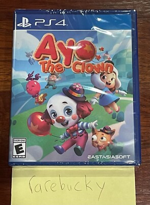 Ayo The Clown (PS4 Playstation 4) NEW SEALED Y-FOLD MINT RARE LIMITED ...
