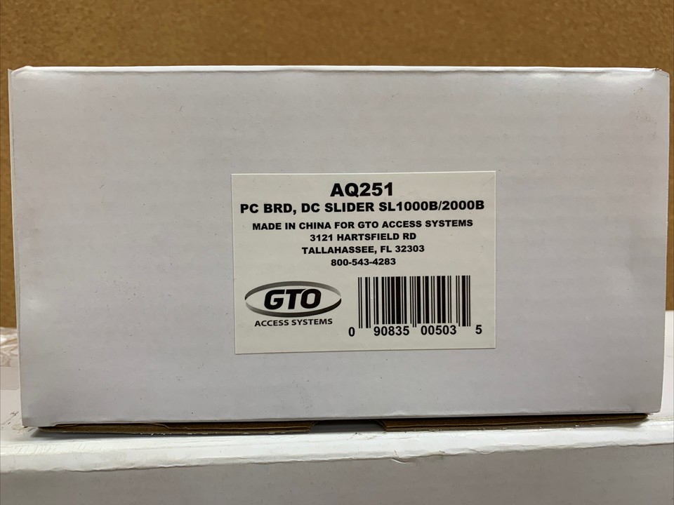 AQ251 PC Board DC Slider for GTO Access System SL 1000B 2000B (Board ...