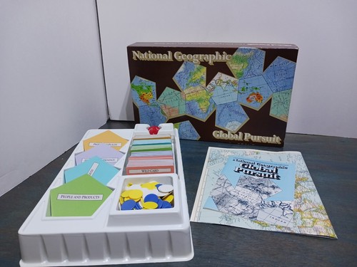 Vintage National Geographic Global Pursuit Game Board Game 1987 ...