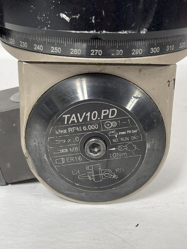 GENUINE OMG AMERICA TAV 10 SERIES VARIABLE SPINDLE ANGLE MILLING HEAD ...