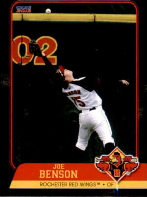 2012 Rochester Red Wings Choice #1 Joe Benson Hinsdale Illinois IL ...